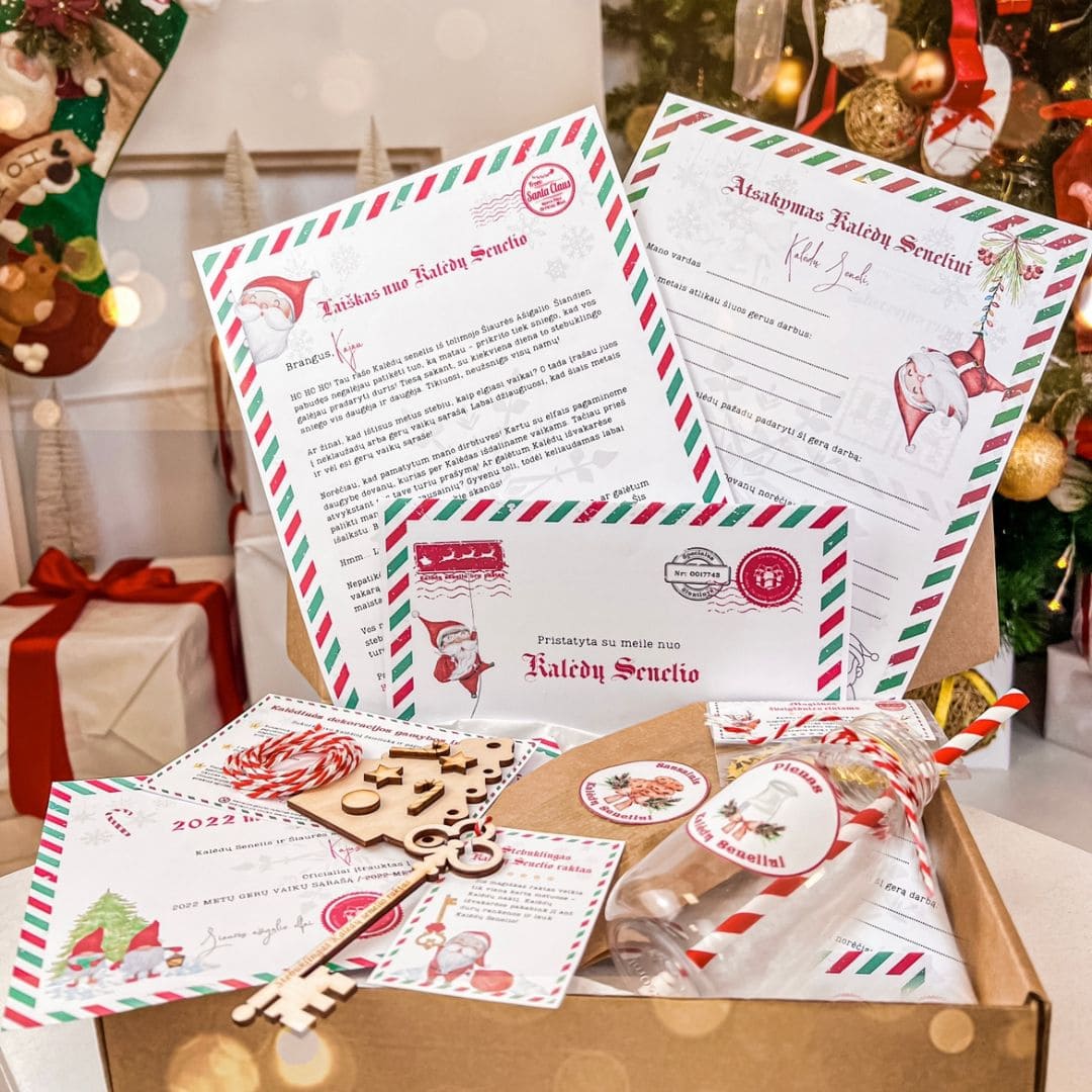 Dėžutė nuo Kalėdų senelio